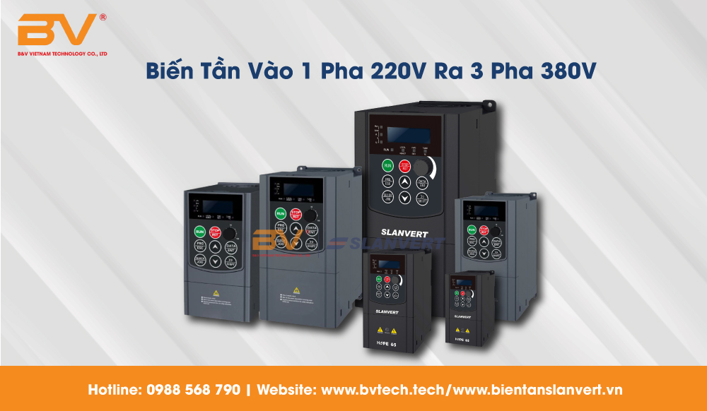 Biến Tần 1 Pha 220V Ra 3 Pha 380V - B&V Việt Nam