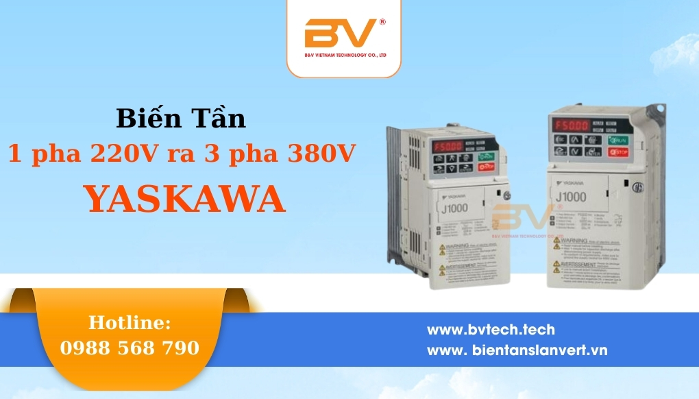Biến Tần 1 Pha 220V Ra 3 Pha 380V - B&V Việt Nam